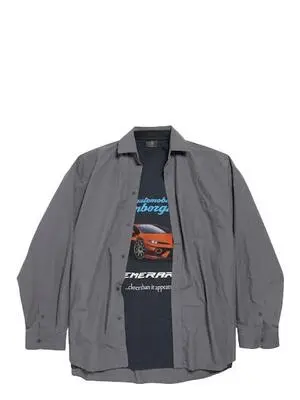 Balenciaga Automobil Lamborghini Layered Shirt - Grey