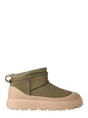 UGG Classic Ultra Mini Weather Hybrid Boots Burnt Olive/mustard Seed
