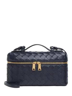 BOTTEGA  VENETA Intrecciato Leather Vanity Case - Nocturnal