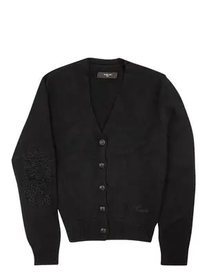 Amiri Heavy Cashmere Cardigan - Black