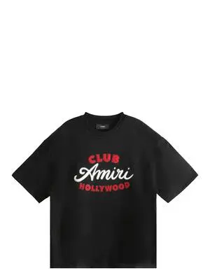 Amiri Club Oversized Tee - Black
