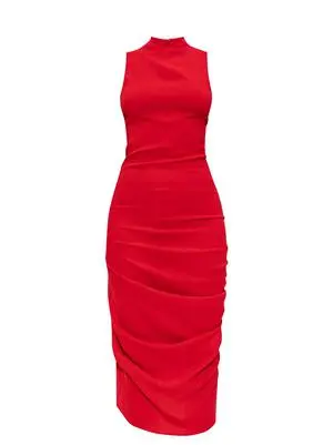 Jacquemus Sleeveless Midi Dress - Red