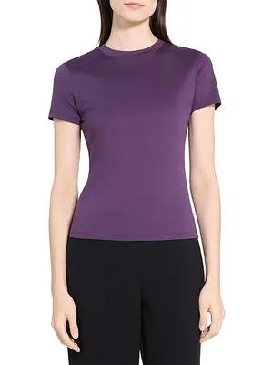 Theory Apex Tiny Tee Black Iris