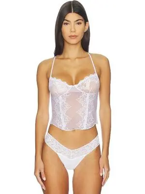 Only Hearts So Fine Corset Cami - White
