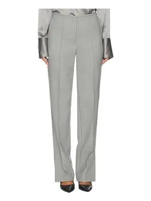 Helmut Lang Low Rise Trouser - Light Grey Melange