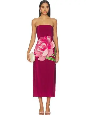Yumi Kim Nevada Dress Destiny Flower Burgundy