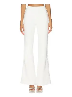SANS FAFF Marais Button Trousers - White