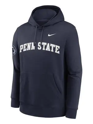 Nike Penn State Sideline Club Pullover Hoodie - Blue