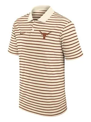 Nike Texas Striped Dri-fit College Polo - Brown