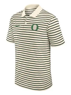Nike Oregon Striped Dri-fit College Polo - Brown