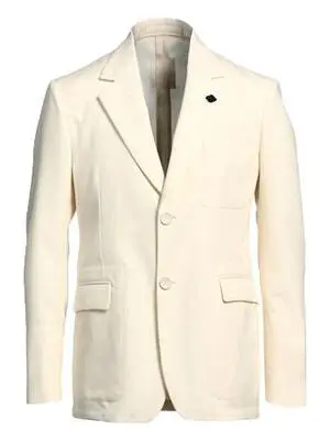 LARDINI Blazer Cream Size Wool - White