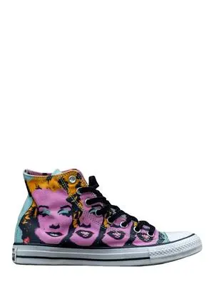 CONVERSE Chuck Taylor All Star Hi Andy Warhol Sneakers - Lichen/orchid Smoke/white