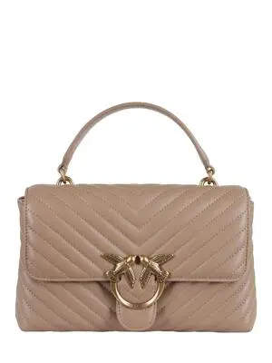 Pinko Top Handle Handbag - Beige