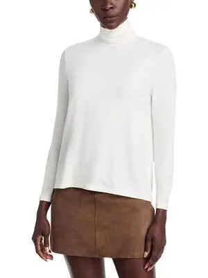 Majestic Filatures Turtleneck Top - Cream