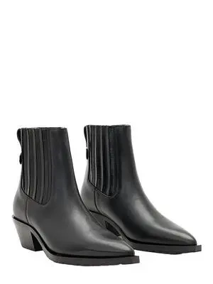 ALLSAINTS Marcie Leather Chelsea Boots - Black
