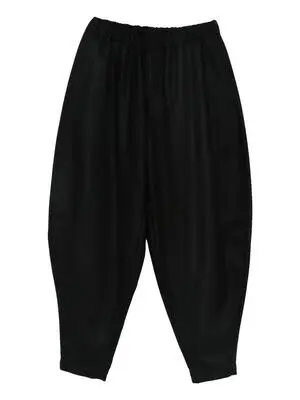 BLACK COMME DES GARÇONS Wool Trousers - Black