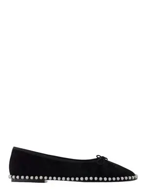 Alexander Wang Lina Ballchain Ballet Flats - Black