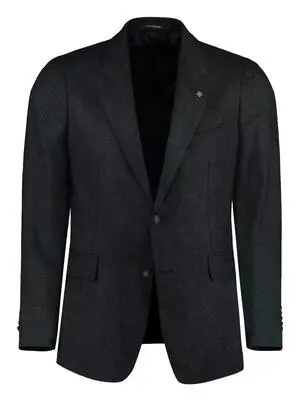 Tagliatore Wool-blend Blazer - Black