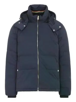 Paul Smith Quilted Hooded Jacket - Blue