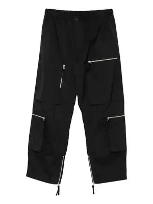 Comme Des Garçons Zip-pocket Trousers - Black