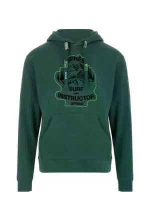 APRÈS SURF Logo-print Hoodie - Green