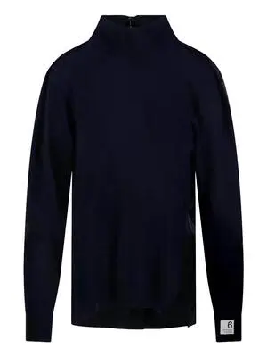 RE CODE High-Neck Long-Sleeved Sweater