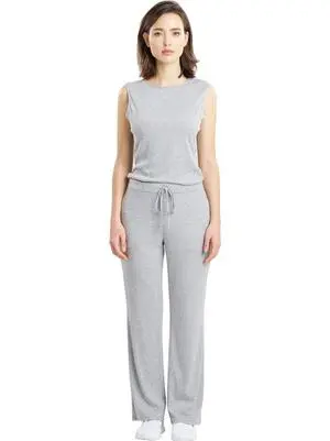 Natori Jersey Essentials Straight Leg Pants - Grey