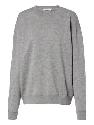 THE ROW Leora Cashmere Sweater - Grey