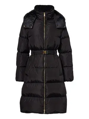 Moncler Briant Hooded Down Coat - Black