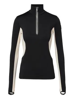 Moncler Half-zip Ski Top - Black