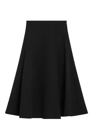 Jacquemus Flared Skirt - Black