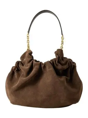 DEMELLIER Miami Suede Shoulder Bag - Brown