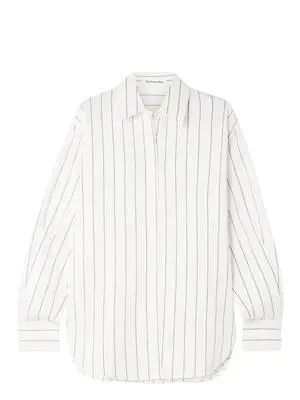THE FRANKIE SHOP Peri Striped Shirt - White