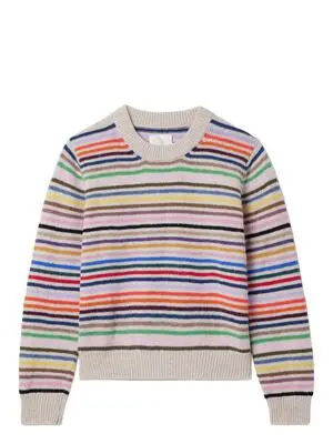 Suzie Kondi Kismet Striped Cashmere Sweater - Multi