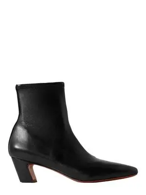 LOEFFLER RANDALL Doria Leather Ankle Boots - Black