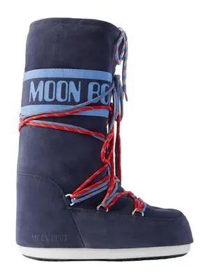Moon Boot Icon Suede Snow Boots - Blue
