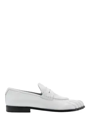 Coperni Five-Toe Leather Loafers White