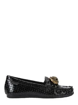 Kurt Geiger Chelsea Croc Embossed Loafer - Black