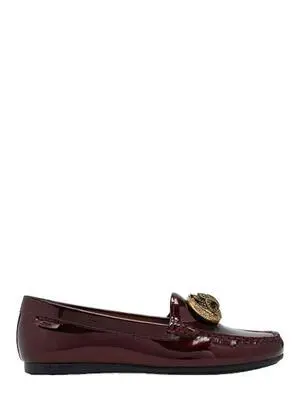 Kurt Geiger Chelsea Croc Embossed Loafer - Medium Red