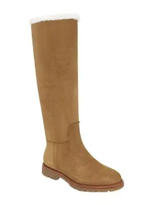 Vince Sibelle Genuine Shearling Knee High Boot Sahara