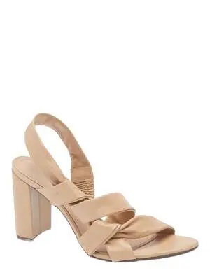 KOKO + PALENKI Brandy Slingback Sandal Beige Leather