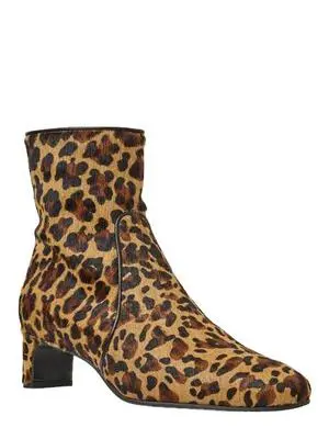 Aquatalia Siella Weatherproof Calf Hair Bootie - Leopard Haircalf