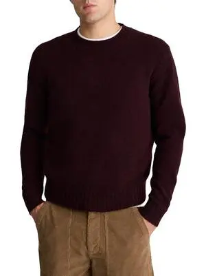 Madewell Crewneck Merino Wool Sweater - Deep Wine