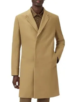 John Varvatos Rhett Moleskin Coat - Dark Tan