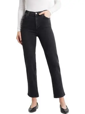 FRAME Le Sleek High Waist Ankle Straight Leg Jeans