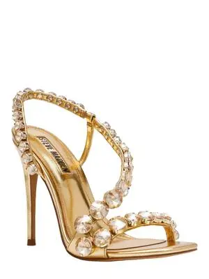STEVE MADDEN Slingback Sandal With Rhinestone Embellishments