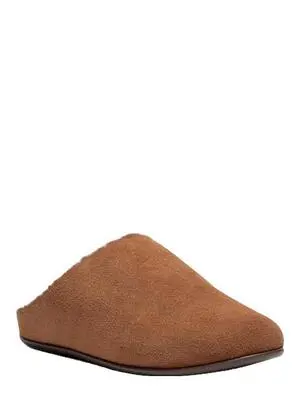 Fitflop Chrissie Shearling Slippers - Tumbled Tan