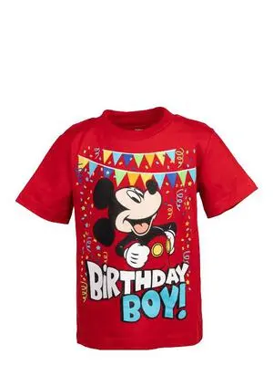 Disney Birthday T-shirt - Mickey Mouse Red