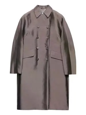 Prada Double-breasted Coat - Grey