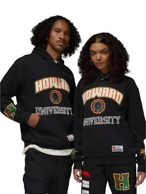 Nike Jordan X Howard University Fleece Pullover Hoodie - Black